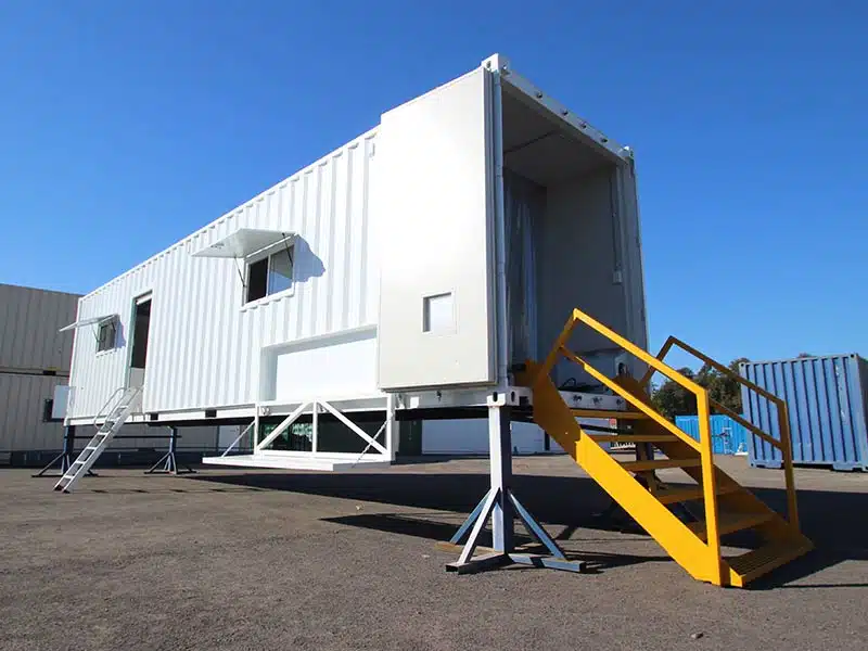 40' Mobile Mining Workshop Container - Tradecorp Container Sales & Rental