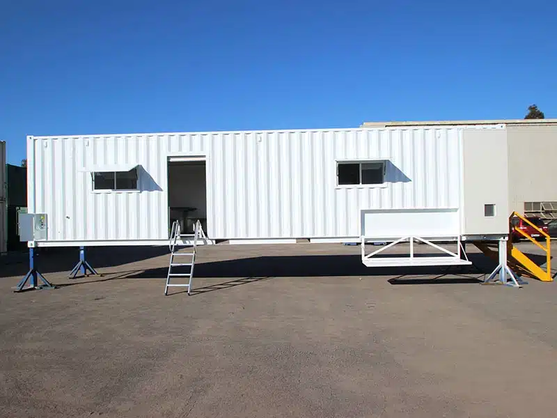 40' Mobile Mining Workshop Container - Tradecorp Container Sales & Rental