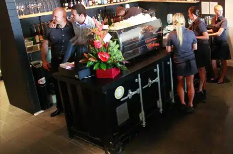 Shipping Container Bar Counter - Tradecorp Container Sales & Rental