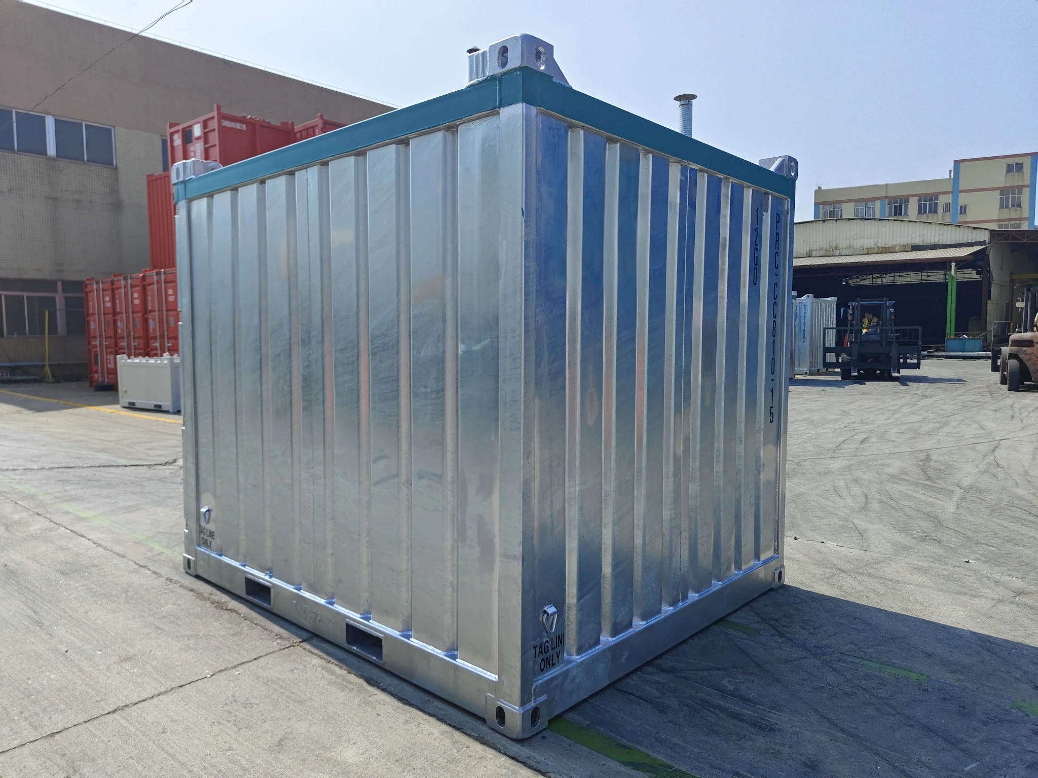 10’ Closed Container Galvanized - Tradecorp Container Sales & Rental